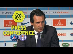Press Conference Paris Saint-Germain - Toulouse FC (6-2) / Ligue 1 Conforama 2017-2018