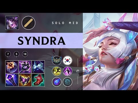Syndra Mid vs Taliyah - KR Challenger Patch 25.22