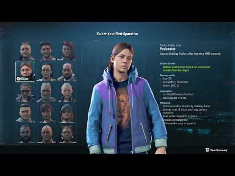 Watch Dogs Legion - All Operative Character Options and Bios