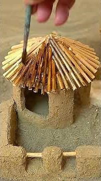 Village Model Project | Clay Hut & Farm Animals | Best School Craft Idea”