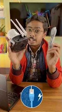 Ethernet Cable Explained in 60 Seconds! 🔌🖥️| Wired Internet Basics #ethernetcable #tech #techshorts