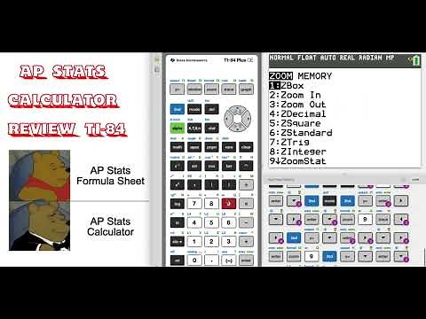 AP Statistics Calculator Review Ti84 AP STATS