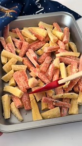 Prep ahead and freeze these carrots and parsnips for Christmas Day. 700g carrots 700g parsnips 3 sprigs thyme 1 sprig rosemary 1 garlic clove 75g butter 1 clementine 1. Peel the carrots and parsnips and then chop them into large batons. 2. Add them to a saucepan, cover with boiling water and simmer for 7 minutes. 3. Meanwhile you can make the garlic and herb butter. 4. Finely chop the thyme, rosemary and garlic and then mix in a bowl with the butter. 5. Squeeze in the juice of a clementine and m
