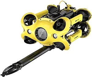 Chasing M2 Underwater Camera Drones Rescue Robot P100 ROV 100m with 4K EIS UHD RC Drones Robotic Arms for Rescue Searching