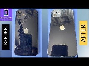 You Won’t Believe This iPhone 12 Back Glass Fix! (Laser Timelapse)