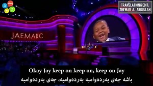 #Steve_Harvey got pranked by a six-year-old منداڵێکی شەش ساڵان گاڵتە بە ستیڤ دەکات😆 How much with those shoes: ئەو پێڵاوەنە بە چەندن What made you...: چی وایلێکردی Easter: جەژنی گاوڕان Can you spell... : دەتوانی ڕێنوسی ... Interviewer : وتوێژکار، ئەو کەسەی لە چاوپێکەوتندا پرسیاردەکات و هەڵت دەسەنگێنێ Stupid : گەمژە Your tooth is missed: ددانت کەوتوە Hard stuff: شتی ڕەق Your tooth come out: ددانت هاتە دەرێ Conducted the choir: کۆڕسی گۆرانی بەڕێوەبردن Hold on: ڕاوەستە Soprano: دەنگی زۆر بەرز، قیژ