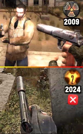 ☢️ Only STALKER 2 Has This Unrealistic Detail 😭 2007 → 2024 #Shorts #Stalker2 #games