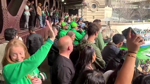 1.5K views · 17 reactions | The Windy City once again dyed their river, green and celebration of St. Patrick’s Day. #StPatricksDay2025 | Chris Clark Sports | Facebook