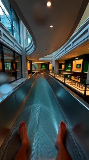 Today I tested two water slides in a Rolex store I also stole a Rolex🤫. #rolex #store #waterslide #testing