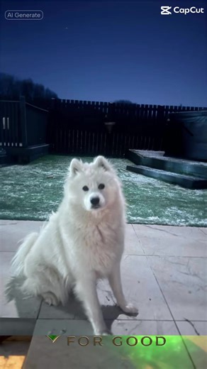 Can’t have bear without winter lol after all she is #wicked #viralvideos #goodorbad #dogsofinstagram #samoyed