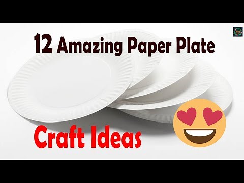 12 Amazing Paper Plate Craft Ideas | Easy Paper Plate Crafts | Best out of Waste | @CraftStack