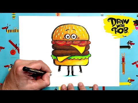 #DrawWithRob 177 Burger
