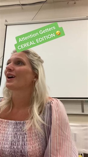 A random cereal discussion turned into this at the very end of 7th grade today 🤣 #attention #middleschool #tiktokteacher #teacher | Miss Timmer