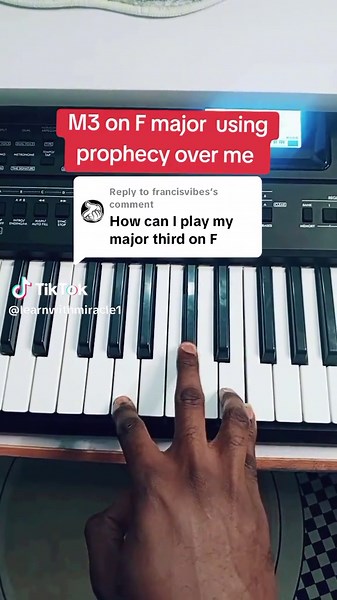 Understanding Major Thirds on F Major for Piano