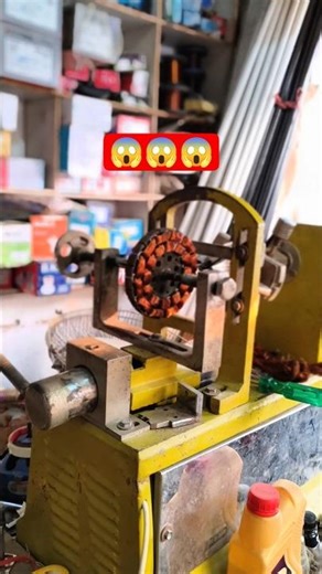 ceiling fan winding and connection 😱➰😱#shorts