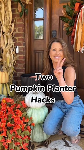 106K views · 3.3K reactions | Two Pumpkin Planter Hacks! Pumpkin...