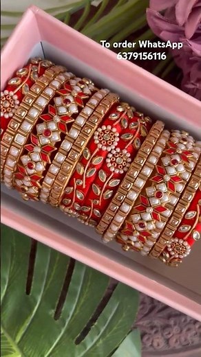 silk thread bangles new designs making Full set ₹1180