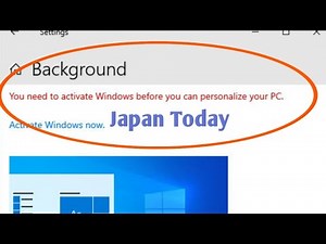 Fix You need to activate windows before you can personalize your pc Windows 10 & 11 Problem solve