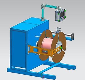 [Hot Item] Cable Wire Roller Rewinder Tube Wire Spool Cable Bobbin Wire Reel Coiling Winding Machine