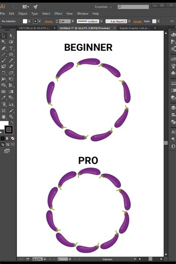 Illustrator 2026 Brushes Pattern Guide | Boost Your Design Skills #shorts #RajnikGraphicLab