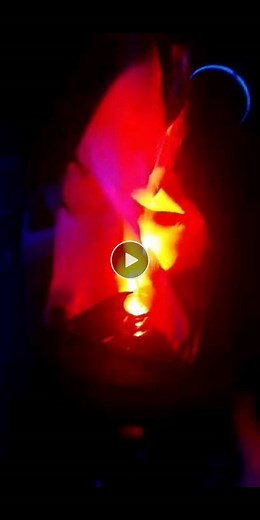 Watch 110V 3W 3D LED Artificial Fake Fire Flame Effect Light Campfire Centerpiece Flame Lightning Torch Li on Amazon Live