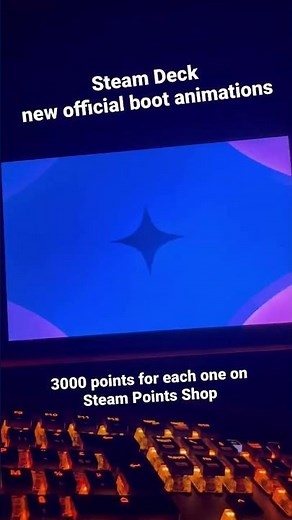 STEAM DECK : NEW OFFICIAL BOOT ANIMATIONS FROM THE STEAM POINTS SHOP !!!
