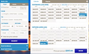 SAS $597 LAX to Stockholm August dates