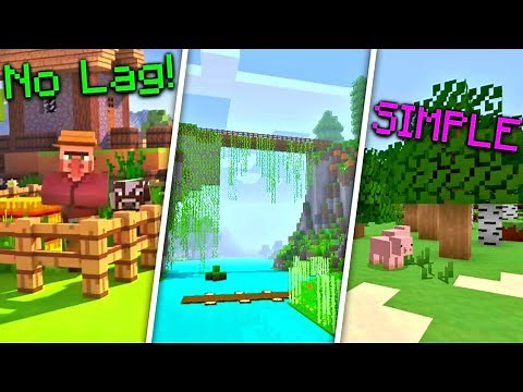 Top 5 Simple Texture Packs For MCPE 1.17! - Minecraft Pocket Edition