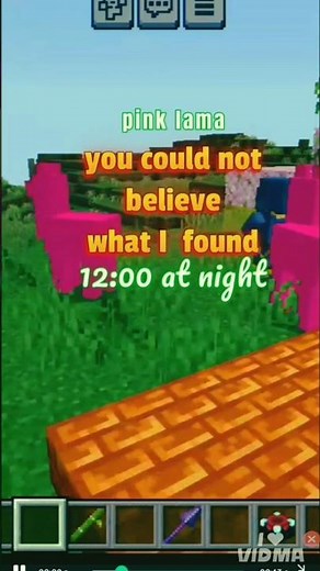 Pink lama in Minecraft's 👿 😱Rarest Mob? The Pink Llama Explained