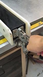 Upgrade fence table saw, make more smooth, strong and precise. Add nylon and toggle clamp #fblifestyle #woodworking #diy | Plywoodworking Tips & Trick