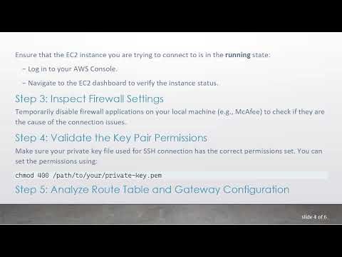 Troubleshooting AWS EC2 SSH Connection Timed Out Errors
