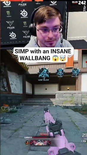 Faze Simp hits an insane WallBang on the map Den during Faze Scrims!
