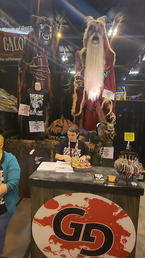 Who's ready for some GORE Galore this year? #hauntprops #goregalore #animations #animatronic #scary #spookyseason #pumpkin #halloween #halloweenprops #krampus #halloweendecor | The Scare Factor