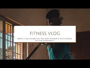 Athlete's Hypertrophy Day: Full-Body Strength & Power Routine for Peak Performance"#hypertrophy