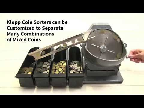 Klopp Model SM Manual Coin Sorter