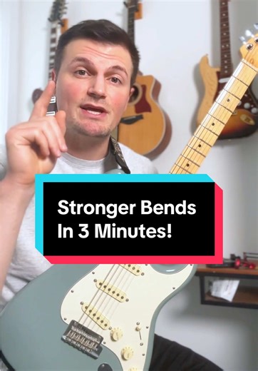 Increase Your String Bending Skills In Just 3 Minutes #guitartutorial #guitartoks #learnguitar