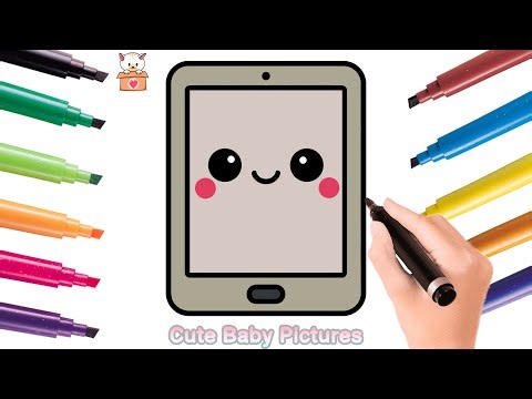 How to Draw a Cute Tablet