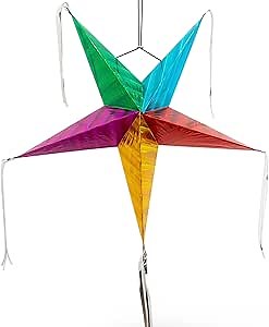 Star Piñata (Large 32 inches) - Authentic Handmade Foldable Large Pinata for Birthday Party - Piñatas para Cumpleaños - Fiesta Piniata - Mexican Star Pinata - Cinco de Mayo Pinatas