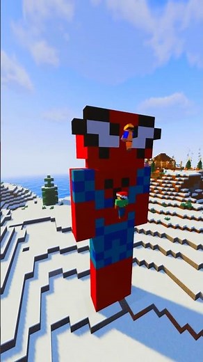 We built Spider-Man in Minecraft! This is just EPIC! #minecraft #spiderman #marvel #minecraftbuild