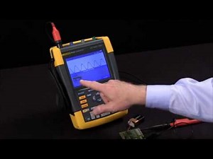 How To Synchronize a Fluke 190 Series Portable Oscilloscope with Basic Triggers
