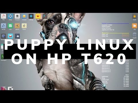 Run Puppy Linux From USB Drive on HP ThinClient T620