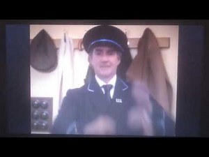 Mr Arkwright gets ready Thomas & Friends engine drivers common room