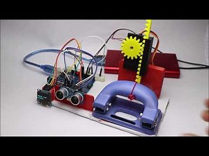 Arduino paper hole punch device