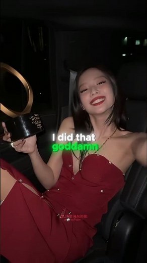 Jennie vibing to 'Damn Right' #jennie #blackpink #shorts