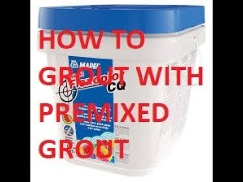 How To Use Premixed Grout - Flexcolor CQ