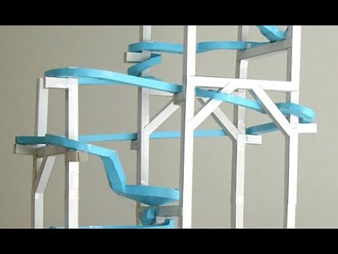 How To Make a Marble Rollercoaster