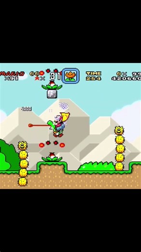 Super Mario World Intro Level! 🌟 #supermarioworld #mario #supermariobros