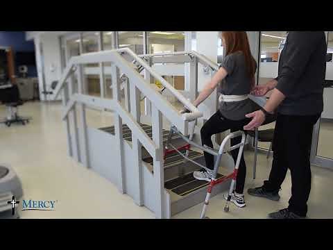 Climbing Stairs with a Walker: Ascending & Descending