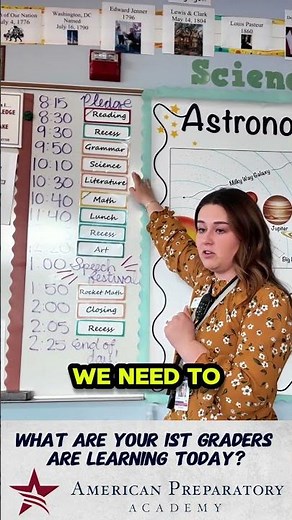 What are your 1st graders learning today?