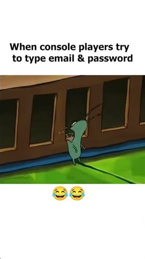 CONSOLE PLAYERS typing password be like 💀 #shorts